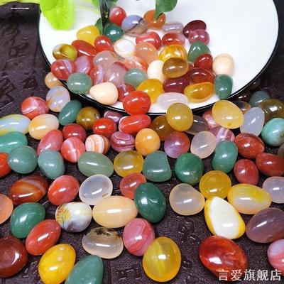 五彩石雨花石鱼缸造铺底盆栽水培