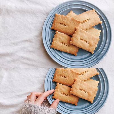 现货日本cakeland字母套装饼干