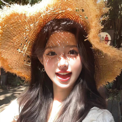 镂空拉菲草帽大帽檐海边防晒