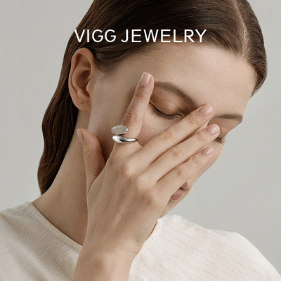 VIGG露水开口戒指女时尚小众设计2026年新款轻奢精致高级感指环
