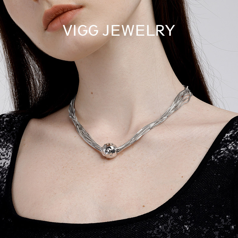 【美洋同款】VIGG银河项链女轻奢小众设计感锁骨链2023年新款配饰_虎窝淘