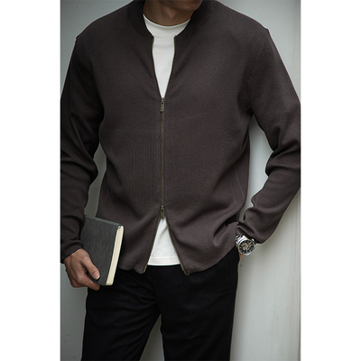 唔刃MA1飞行员针织开衫毛线衣