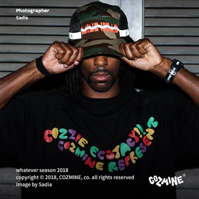 COZMINE 矿客兄弟 Ecstasy rainbow 印花 纯棉圆领短袖tee