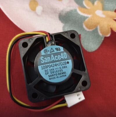 109P0424H7D28 DC24V 0.08A 109P0424H7D27 4015 4CM变频器风扇