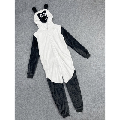 K6007秋冬新款可爱小羊造型连帽家居服珊瑚绒舒适男女连体睡衣