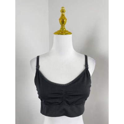 C6187外贸新品舒适透气女内衣无钢圈无胸垫瑜伽文胸吊带式背心