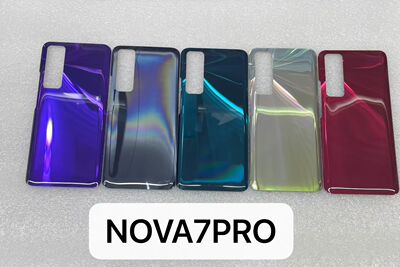 适用于华为nova7pro玻璃后盖nova7pro后屏后盖玻璃外壳 无标