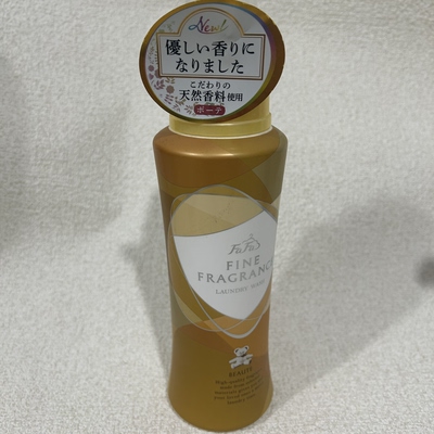 日本FAFA小熊芳香衣物洗衣液中性护色无荧光抗菌棉麻洗涤剂400g