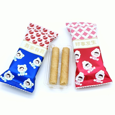 好邻居焦糖味蛋卷吾家有喜好事发生散装休闲小零食结婚喜糖伴手礼
