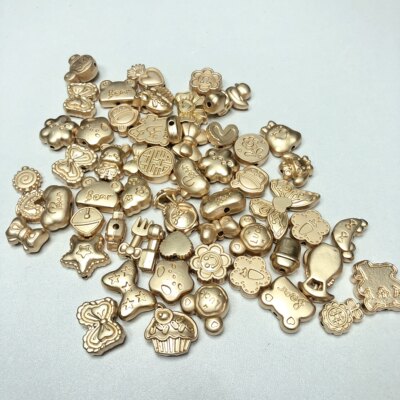 D67约1-1.6CM高保合金手机链珠子混发盘中150克diy手工满30包邮