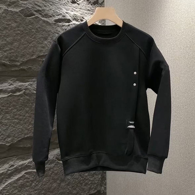 痞帅风卫衣男款独特超火加厚2025新款秋季高级感潮牌超好看打底衫
