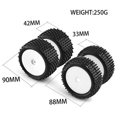 1/10越野车XRAY轮胎蛇仔SRX2 SRX4 Bandit轮毂Tekno EB410 yokomo