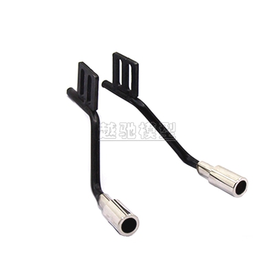 仿真模型车1/10Axial scx10 TraxxasTRX-4通用型金属尾排气管F003