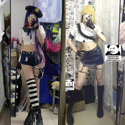 吊带袜天使cos潘迪/史朵巾女警Stocking手办同款全套服装