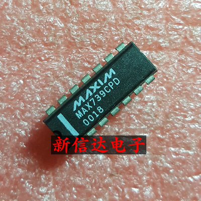 MAX739CPD    原码进口芯片  现货测试好 【直插DIP14】