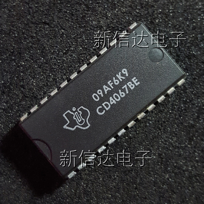 CD4067BE   原码进口芯片 自家现货测试好 【直插DIP24】