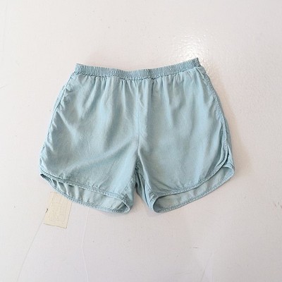 夏季新品女童牛仔短裤松紧腰宽松休闲开叉小中童时尚tiansi夏装6X