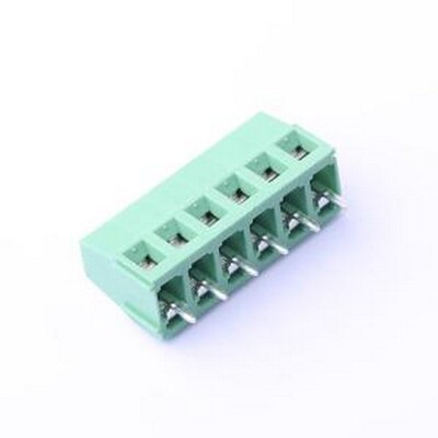 DB128V-5.08-6P-GN-S 螺钉式接线端子 5.08mm 1x6P 排数:1 每排P