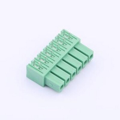 JL15EDGA-35006G01 插拔式接线端子 1x6P 3.5mm 排数:1 每排P数:6