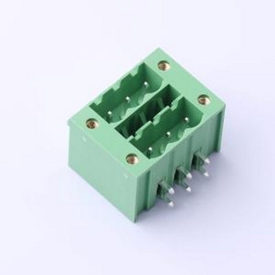 JL2EDGKRHM-50803G01 插拔式接线端子 螺丝固定 2x3P 5.08mm 插件