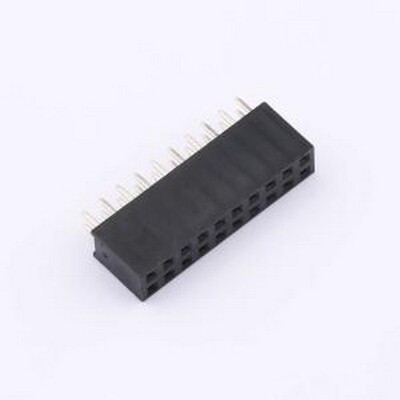5BML8-11732-210-W0 排母 2.54PF间距排母立式插件2*10P H8.5 DIP