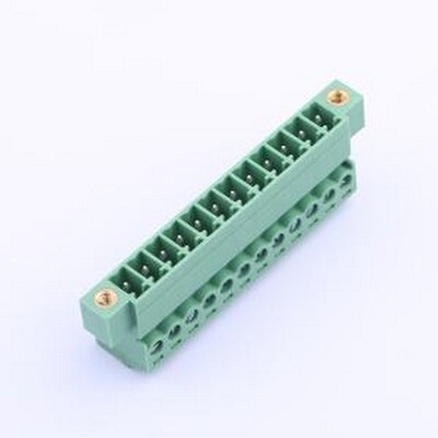 DB2EKRP-3.81-12P-GN-S 插拔式接线端子 3.81mm 1x12P 排数:1 每