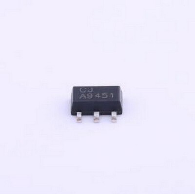 CJA9451 场效应管(MOSFET) 1个P沟道 耐压:20V 电流:2.3A SOT-89-