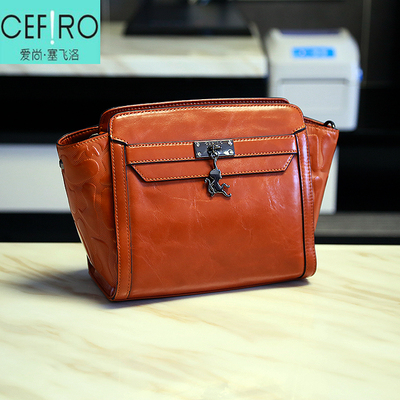 塞飞洛新款正品真皮女真皮女包