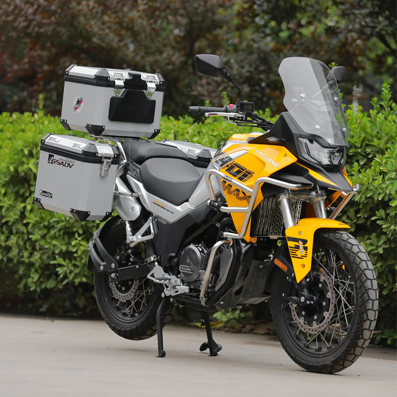 适用于22款宗申赛科龙RX401铝合金三箱GSADV冒险改装全包围防护杠_虎窝淘