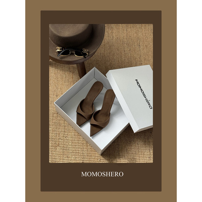 Momoshero【古早“GZ鞋”】进阶版“步步稳!”磨砂牛皮韩女高跟鞋