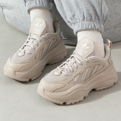 阿迪达斯三叶草OZGAIA W女鞋厚底运动鞋老爹鞋IG6049