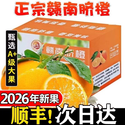 赣南脐橙现摘新鲜当季