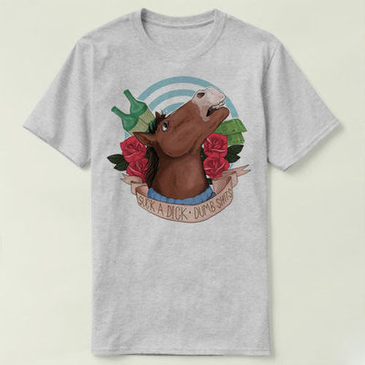 BoJack Horseman 马男波杰克 圆领 定制男女Tee T-Shirt T恤 c