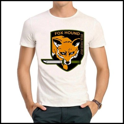 Metal Gear Solid T-shirt 合金装备 T恤 白色 MGS T恤衫 男女