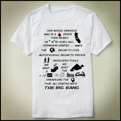 BIG BANG THEORY THEME SONG 生活大爆炸 DIY包邮Tee Shirt T恤