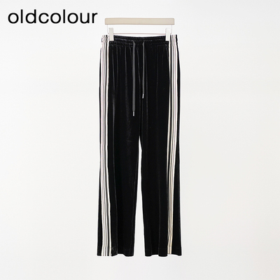 oldcolour欧珂2024春季新款宽松直筒休闲长裤女Q110706A1