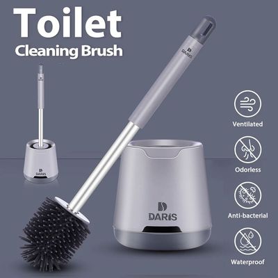 Long Handle Toilet Cleaning Brush Silicone Toilet Brushes fo