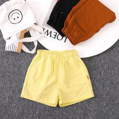 【户外机能速干中裤】男童夏季运动宽松透气轻薄凉感短裤