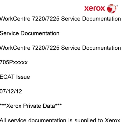 维修资料 XEROX施乐WorkCentre 7220/7225打印机服务手册维修手册
