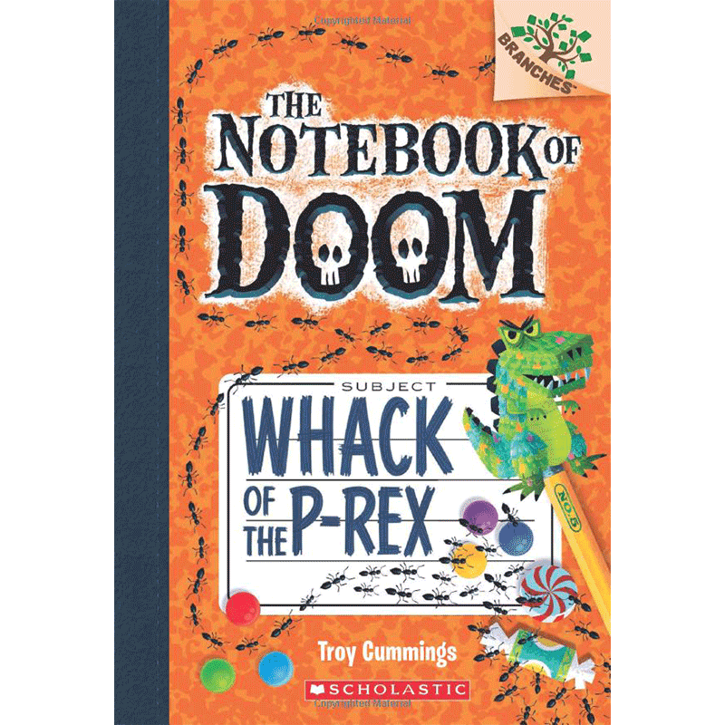 英文原版 毁灭笔记 5 Notebook of Doom Whack of the P REX 学乐大树系列 黑白
