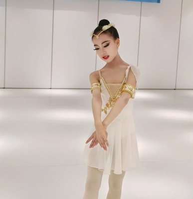 魔符爱神丘比特变奏芭蕾舞裙儿童演出服短裙专业定制比赛表演服