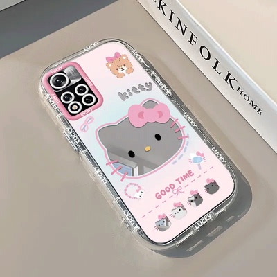 适用红米Note11Pro十手机壳RedmiNote115G套11小米Redmi外壳noto可爱KT猫nont硅胶not5G全包n0te防摔+Por男女