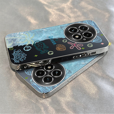 适用一加13手机壳1+ace3v新款12加11+ace2v防摔opp夏日海浪一加ACE2pro硅胶oneplusaec竞速版9R女8t