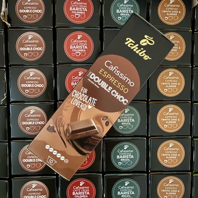 德国Tchibo奇堡 Cafissimo咖啡机专用双巧意式咖啡胶囊10颗装