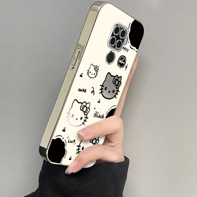 适用华为Nova5Z手机壳nove5Z保护套novo新款nava软电镀note全包novaz防摔n0va可爱nave荣耀navo女生黑白kt猫