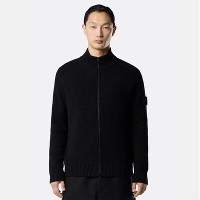 高端STONE罗盘幽灵徽章针织毛衣