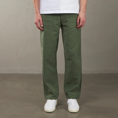 现货ORSLOW U.S ARMY FATIGUE PANTS USED WASH 复古工装裤26SS