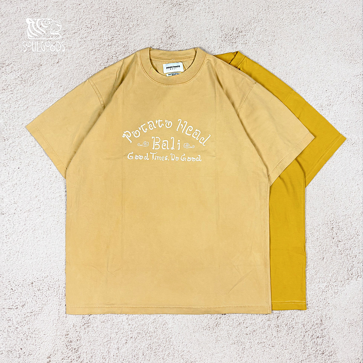 现货授权POTATO HEAD PLANT DYE HS TEE 天然植物染纯棉T恤26SS