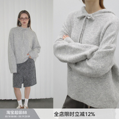 Billconch宽松连帽毛衣