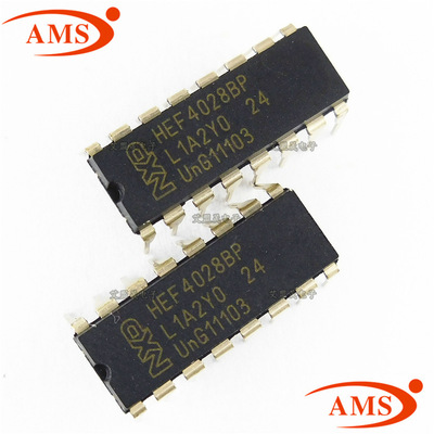 HEF4028BP HHF4028 直插DIP-16 十进制译码器逻辑芯片 全新现货